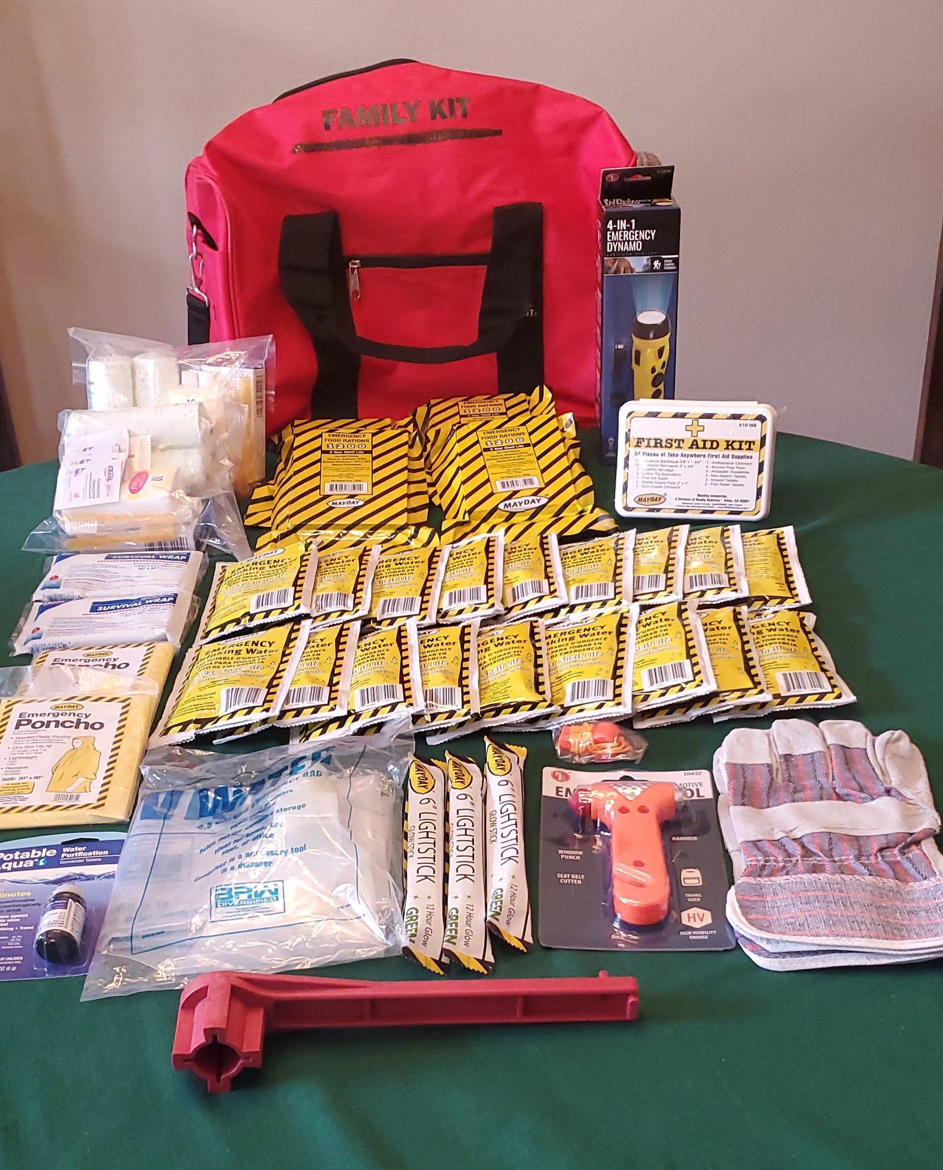 2 Person 3-day Family Emergency "Grab & Go Bag" – Emergency Preparation ...